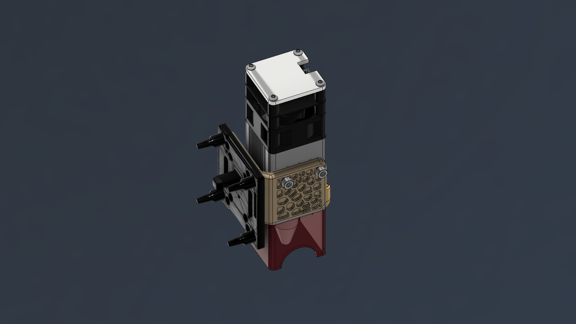 Hermit Crab Laser Tree 40W-AA Mount by Zac Saprun | Download free STL ...