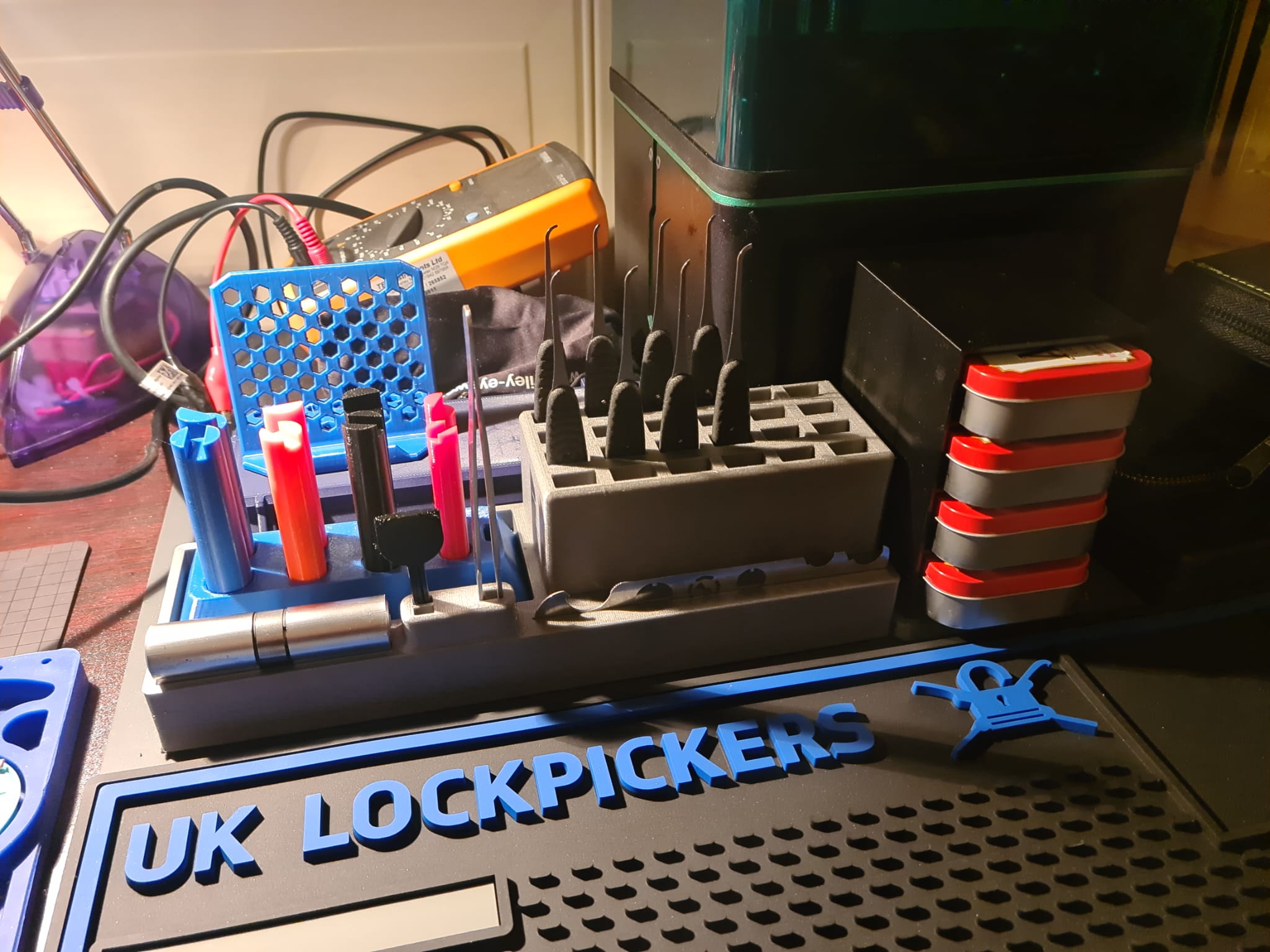 Locksport Gutting Station/Pick Holder by Jbcdu87 | Download free STL ...