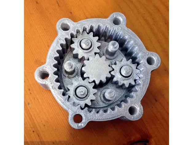 Planetary Gearbox 4:1 Stackable by VogMan | Download free STL model ...