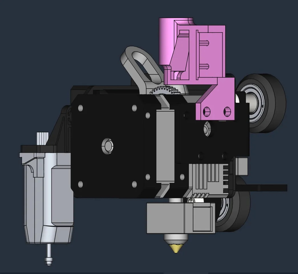 Creality Sprite Extruder Pro - Filament Runout Sensor Case for MMU2s by eoyilmaz | Download free ...