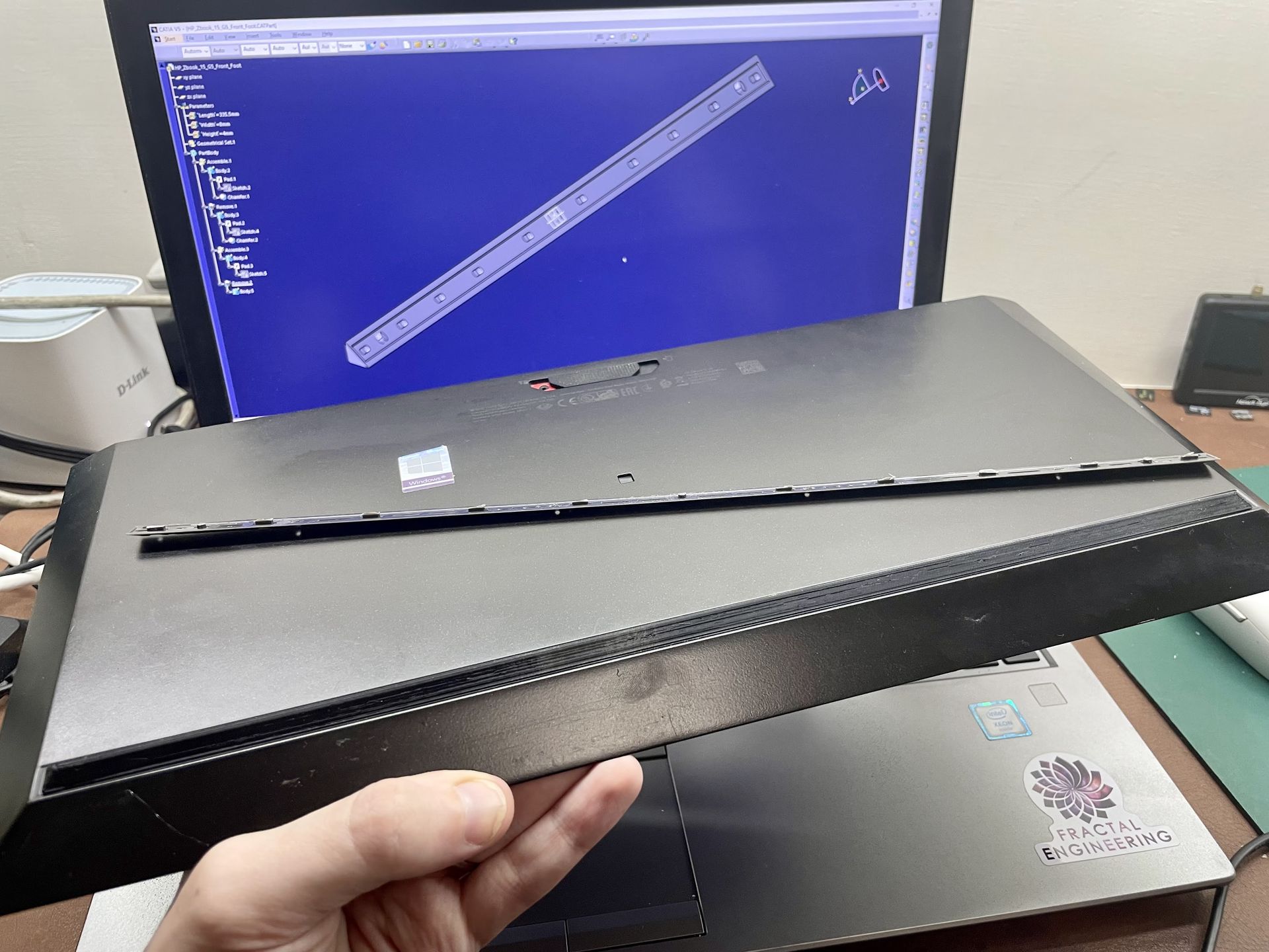 Hp Zbook 15 G5 Replacememt Rubber Feet/Wedge/Stand by Fractalengineer ...