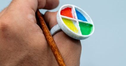 Finger palette by Edgar.A | Download free STL model | Printables.com