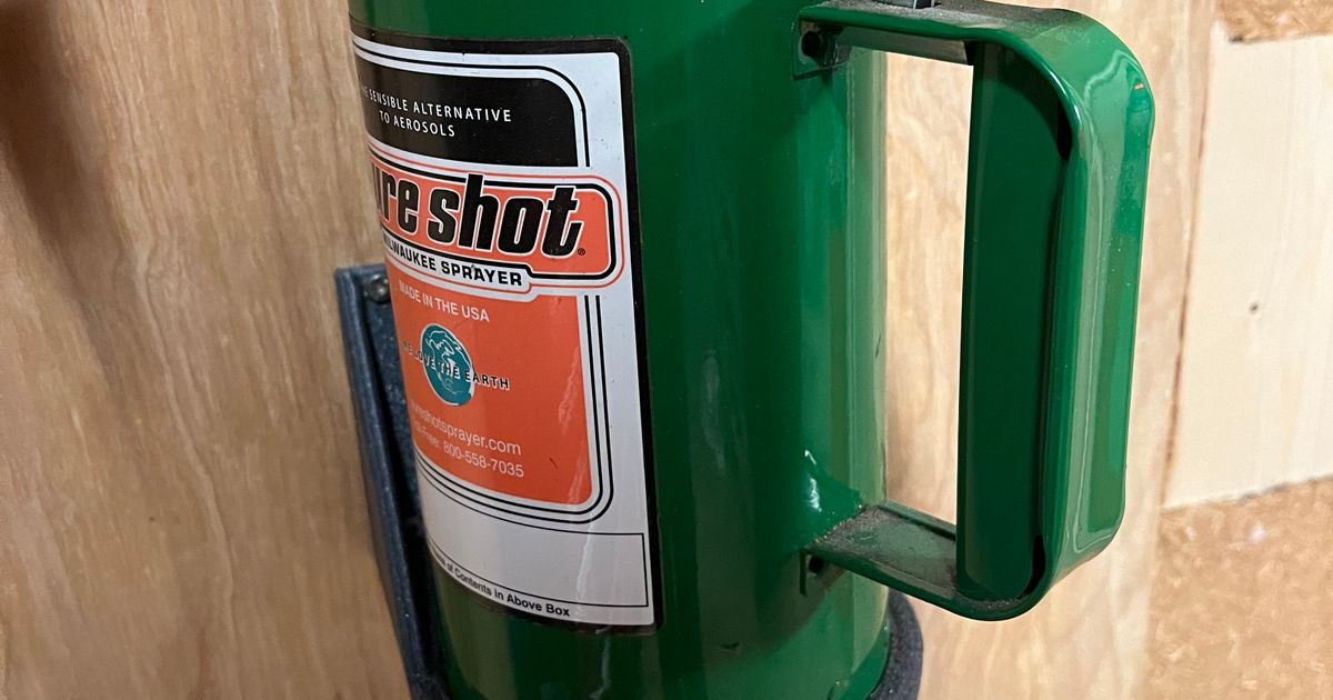 Sure Shot sprayer wall mount by Alex | Download free STL model ...