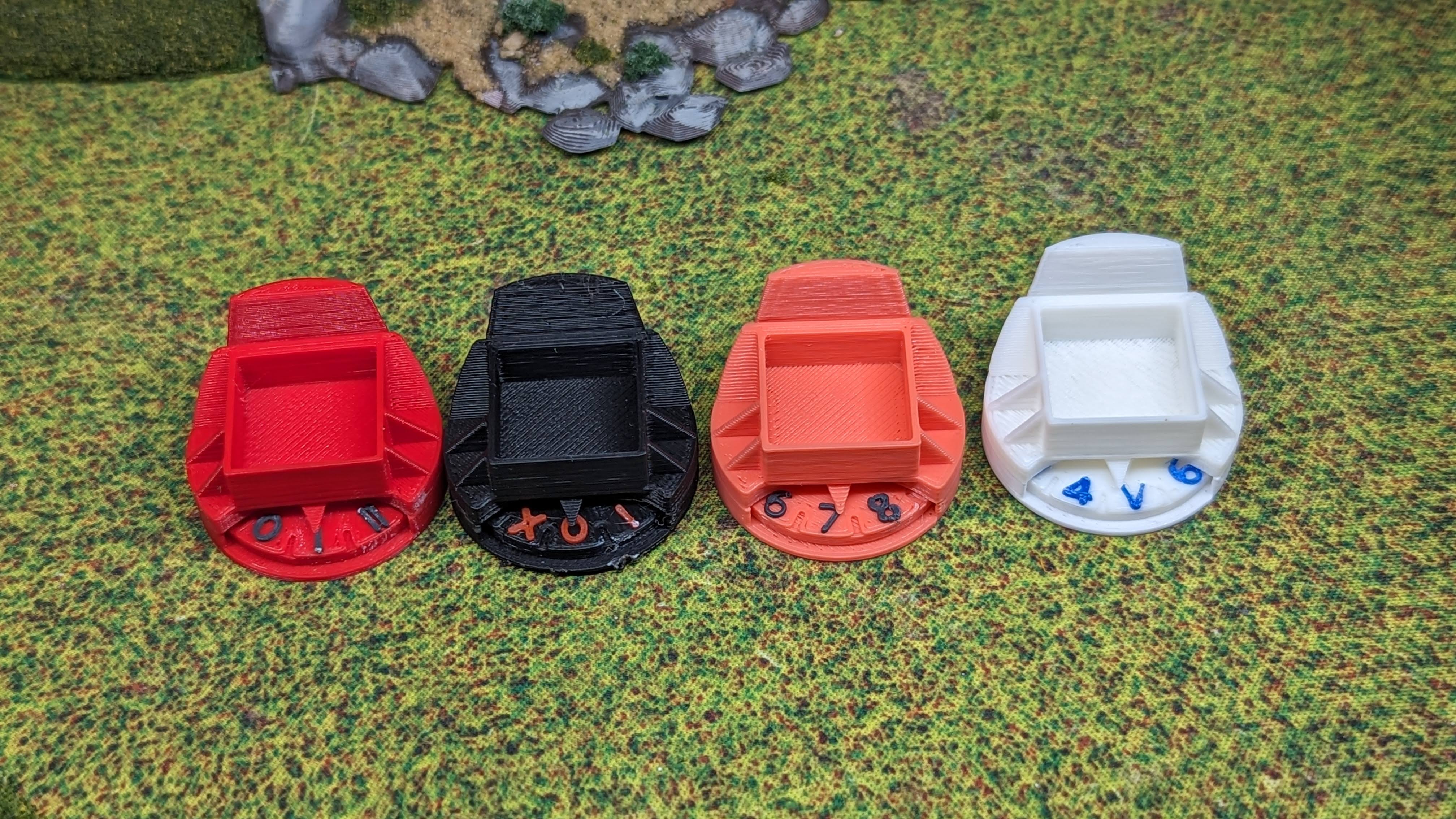 Bolt Action Pin Marker + Activation Dice Holder by PH | Download free ...