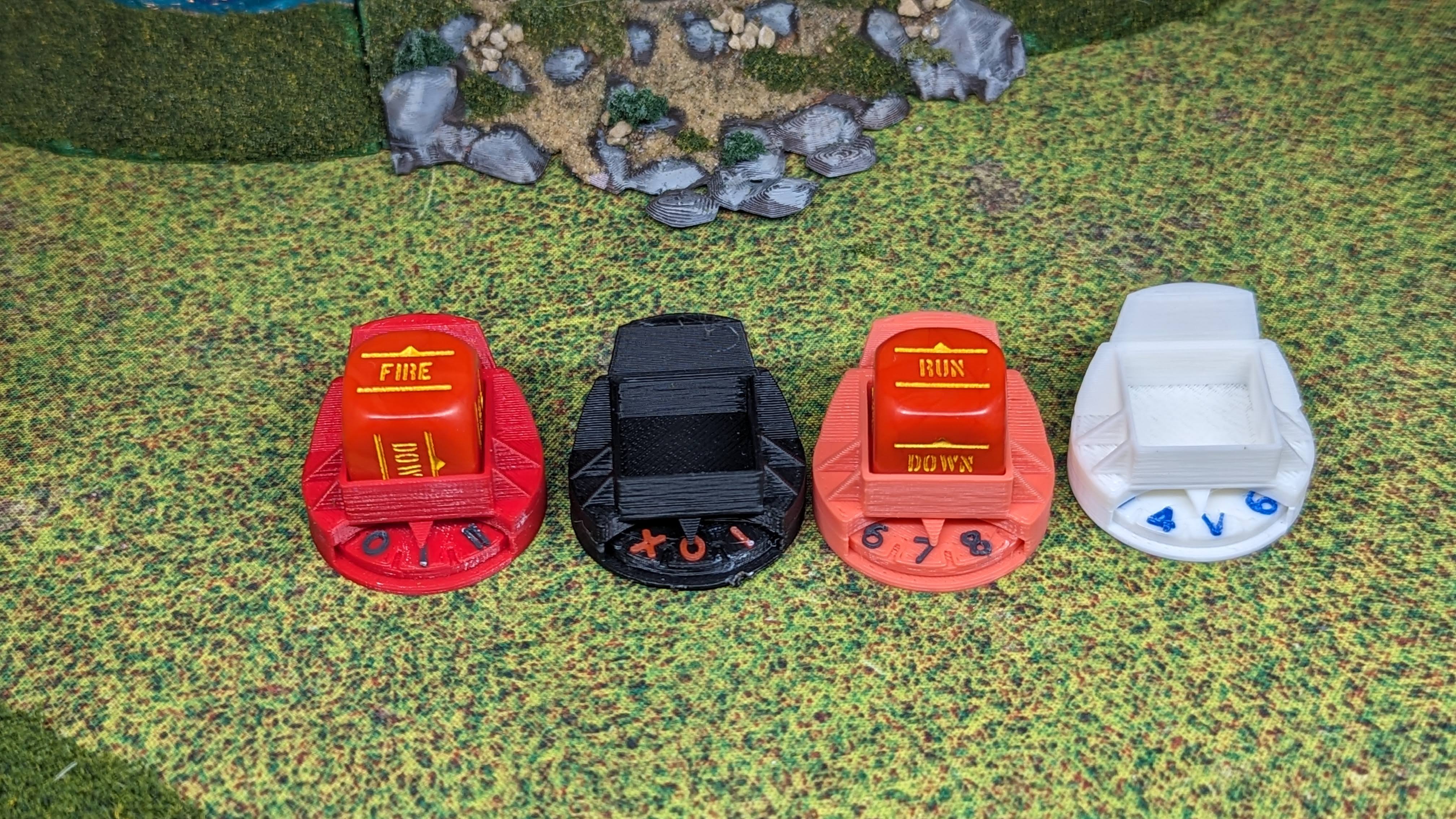 Bolt Action Pin Marker + Activation Dice Holder by PH | Download free ...