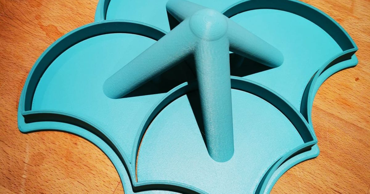 Four Fishbone tiles cutter and removal stamp by Martin Knobel ...