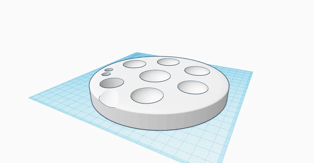 Paint palette by Vydūnas | Download free STL model | Printables.com