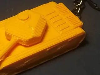 Easy to print Tank keychain - Tiger 1, Centurion (with rotating tower ...