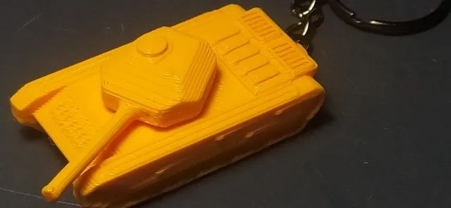 Easy to print Tank keychain - Tiger 1, Centurion (with rotating tower ...