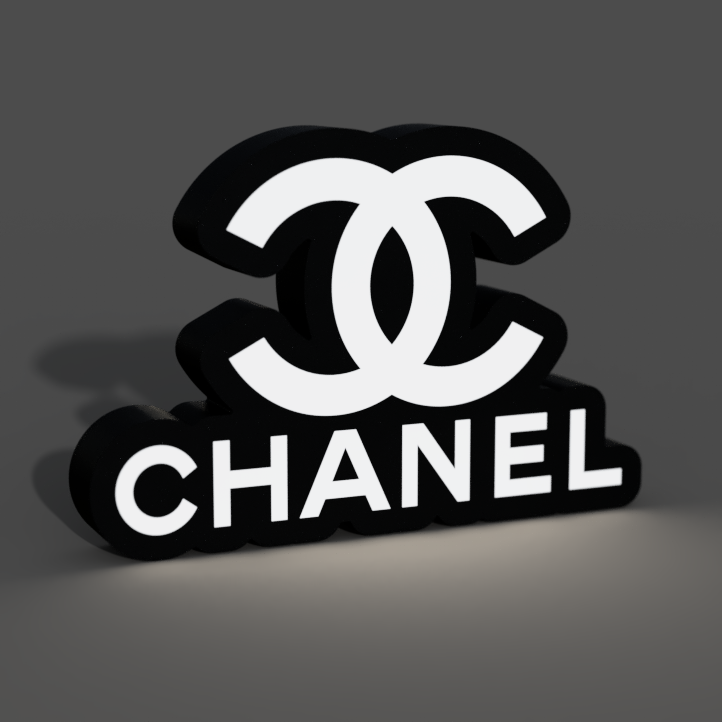 Chanel Lightbox LED Lamp by braga3dprint | Printables Store