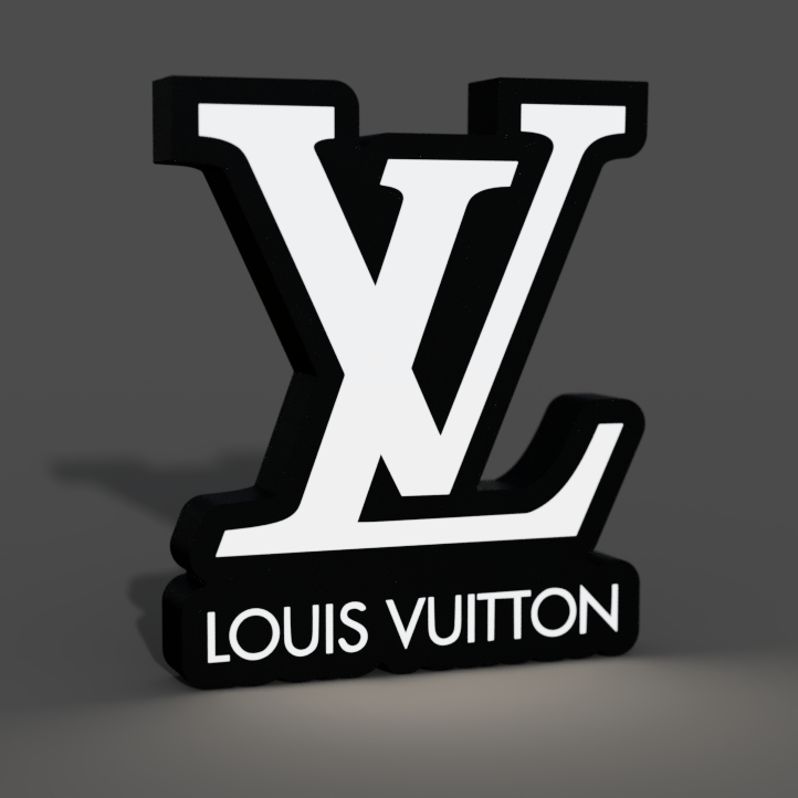 Louis Vuitton Lightbox LED Lamp by braga3dprint | Printables Store