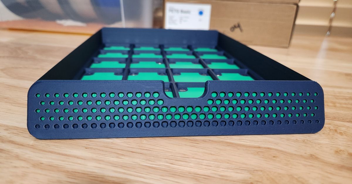 Gridfinity Magnet Drawer for BLV AMS Riser by GrumpyTanker | Download ...