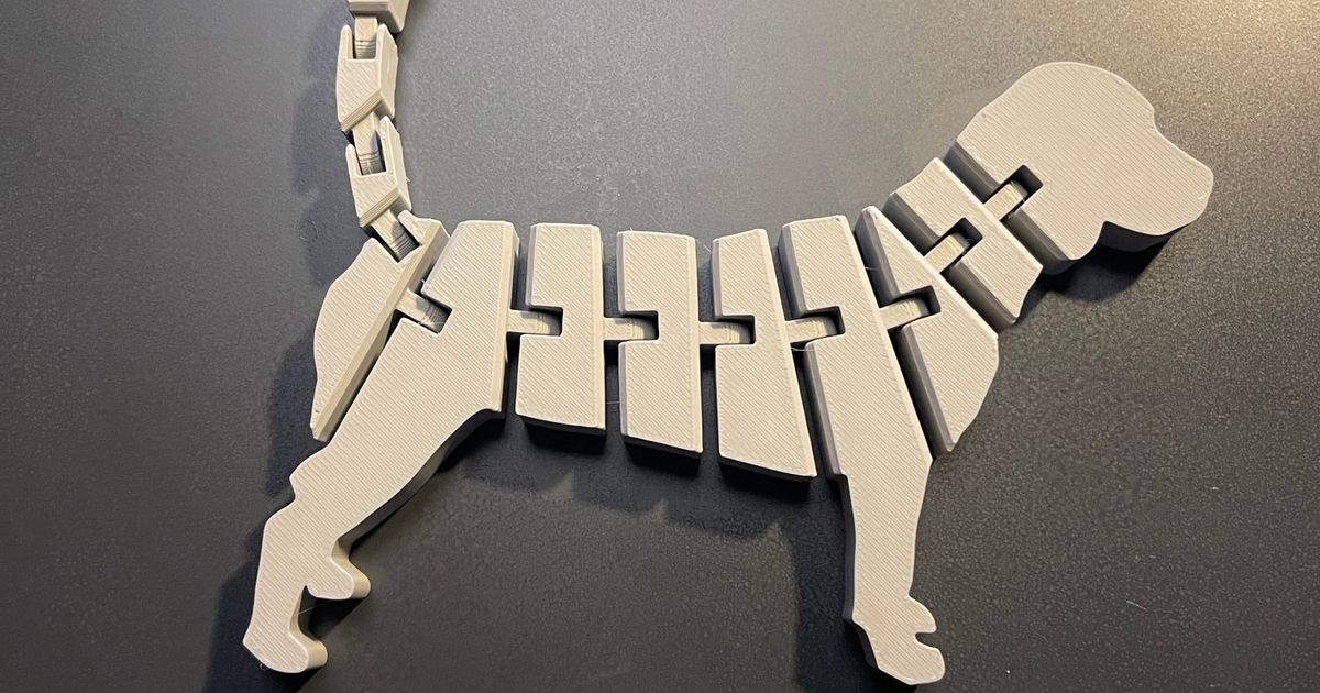 "Flexi" Dog by Catharsis69 | Download free STL model | Printables.com