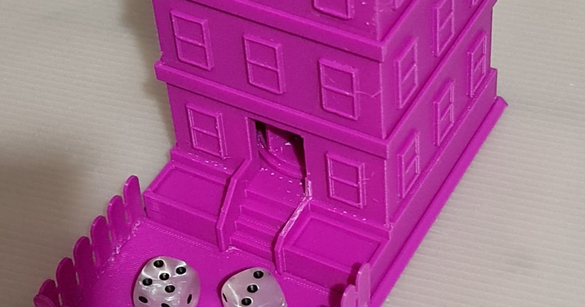 Monopoly dice tower por Aleksej Pavlov | Descargar modelo STL gratuito ...