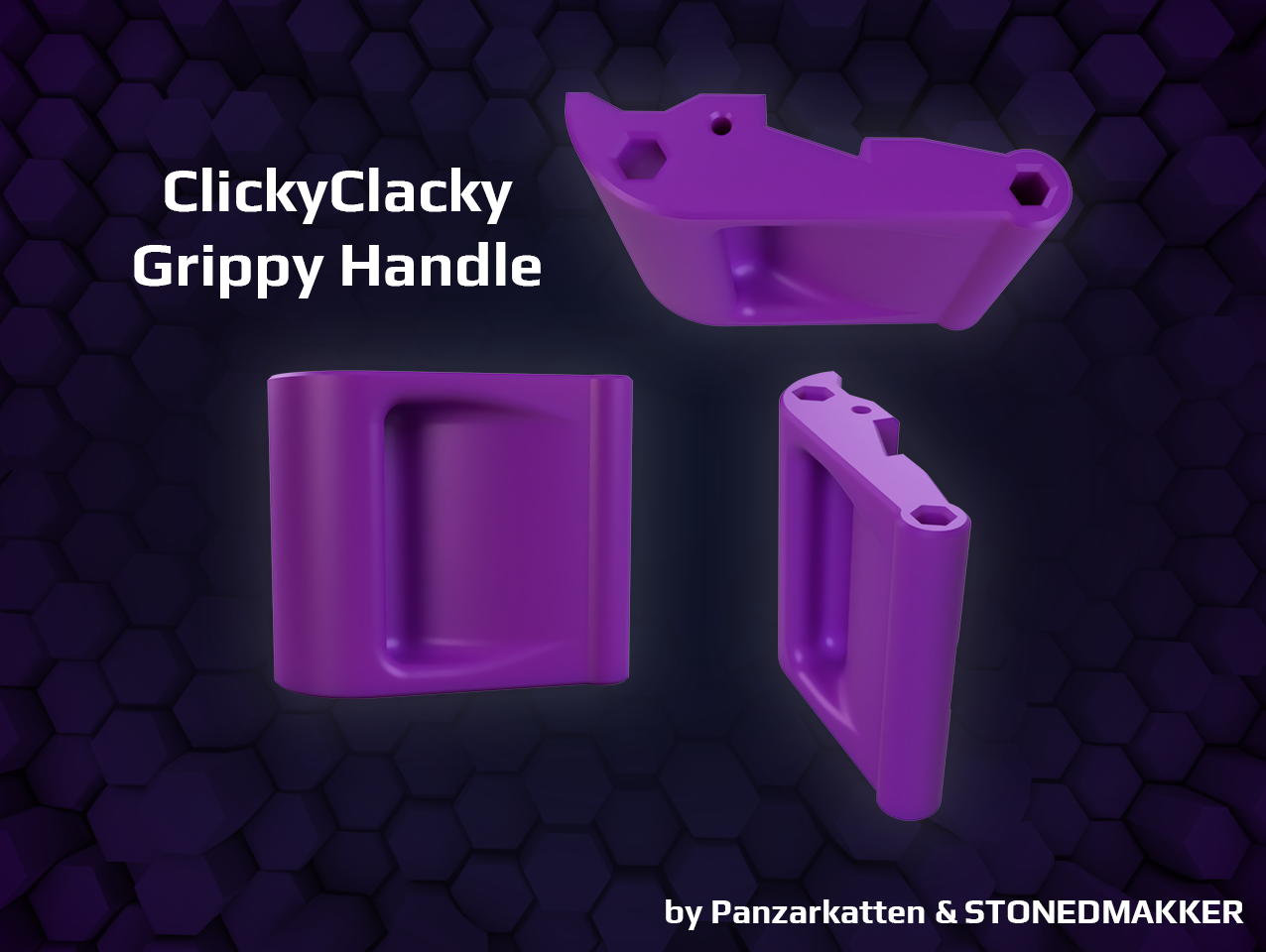 A More Grippy Clicky-Clacky Handle by Panzarkatten | Download free STL ...