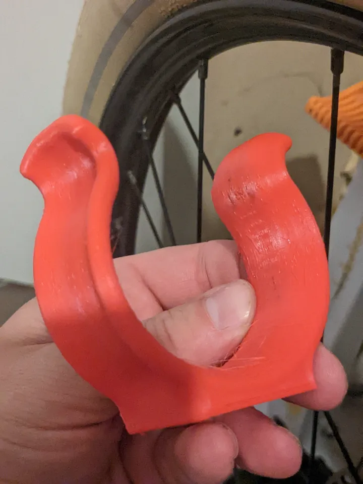 Fahrrad Wandmontage Klammer by Heavyweather | Download free STL model ...