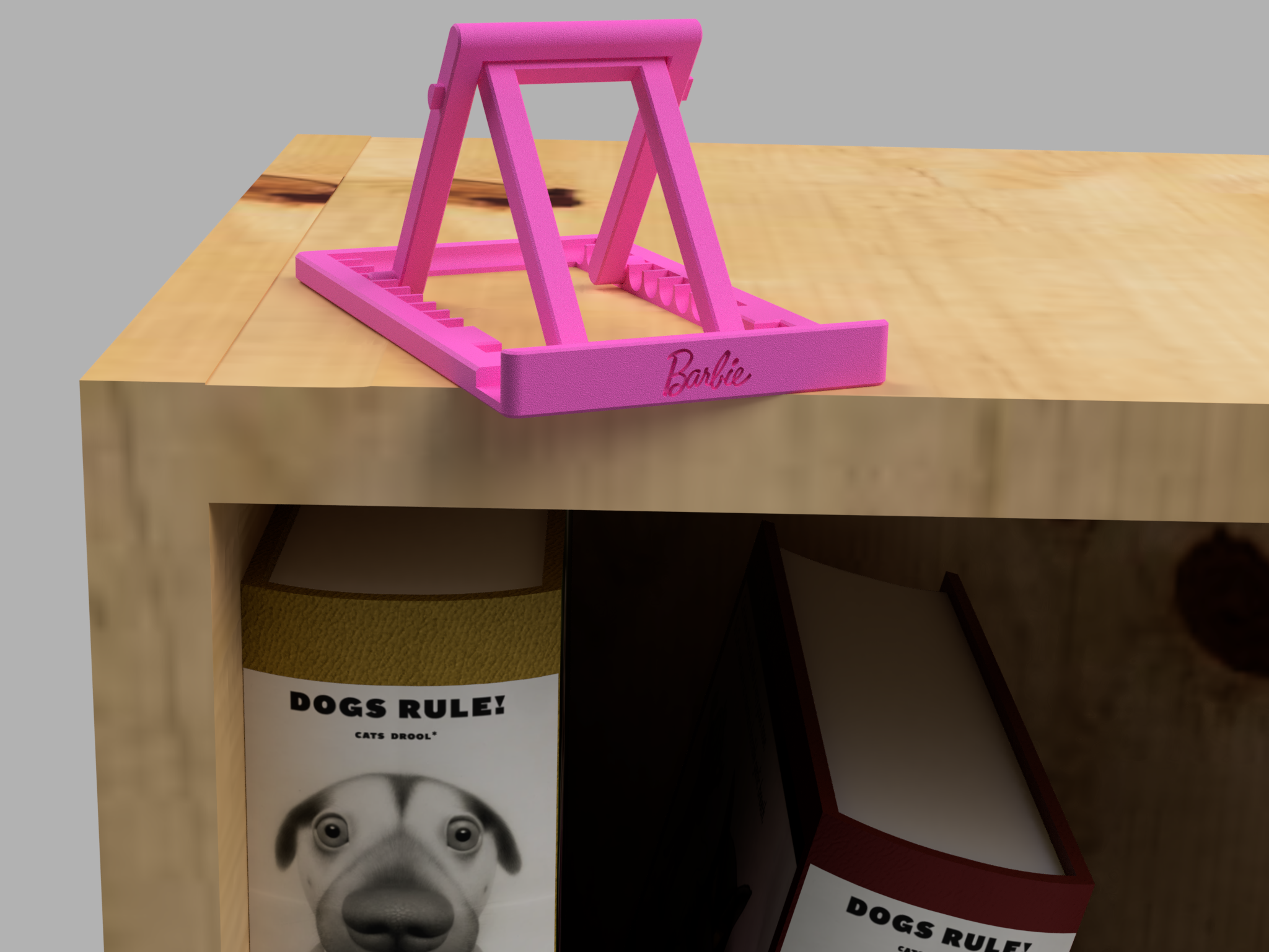 A Barbie cellphone holder by Joe | Download free STL model | Printables.com