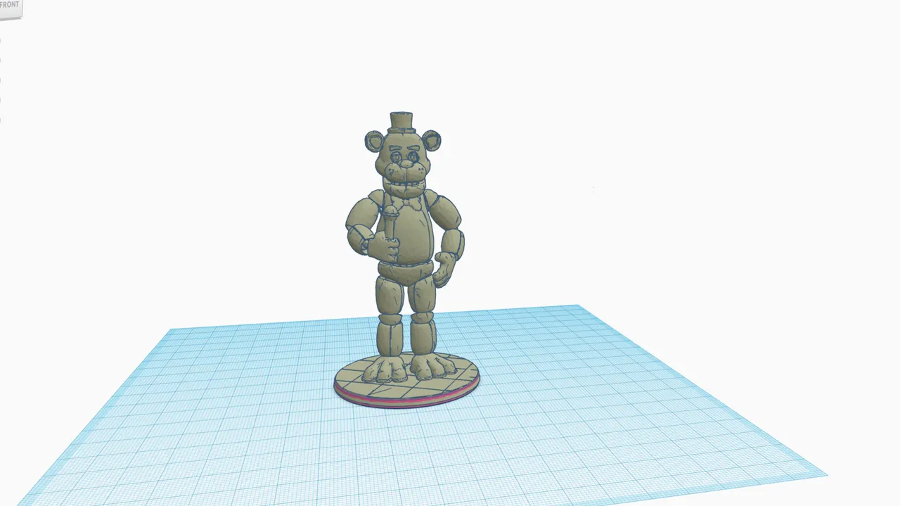 Freddy from FNAF with coin base by Jacob Hamm | Download free STL model ...