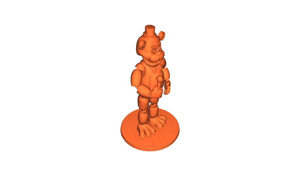 Freddy from FNAF with coin base by Jacob Hamm | Download free STL model ...