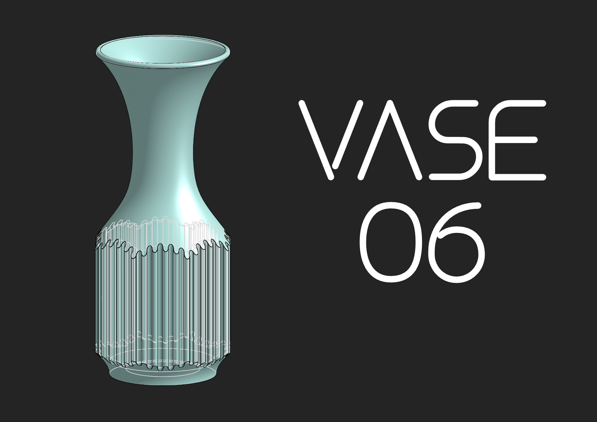 Váza 06 - Flaconka by BigeMX | Download free STL model | Printables.com