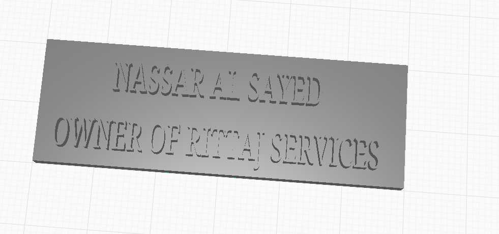 NAME TAG by Rittaj Services | Download free STL model | Printables.com