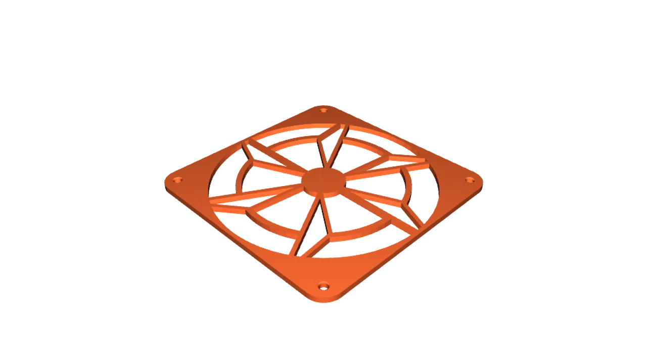 computer fan cover 80, 120 and 140 mm by aRGiRob | Download free STL ...