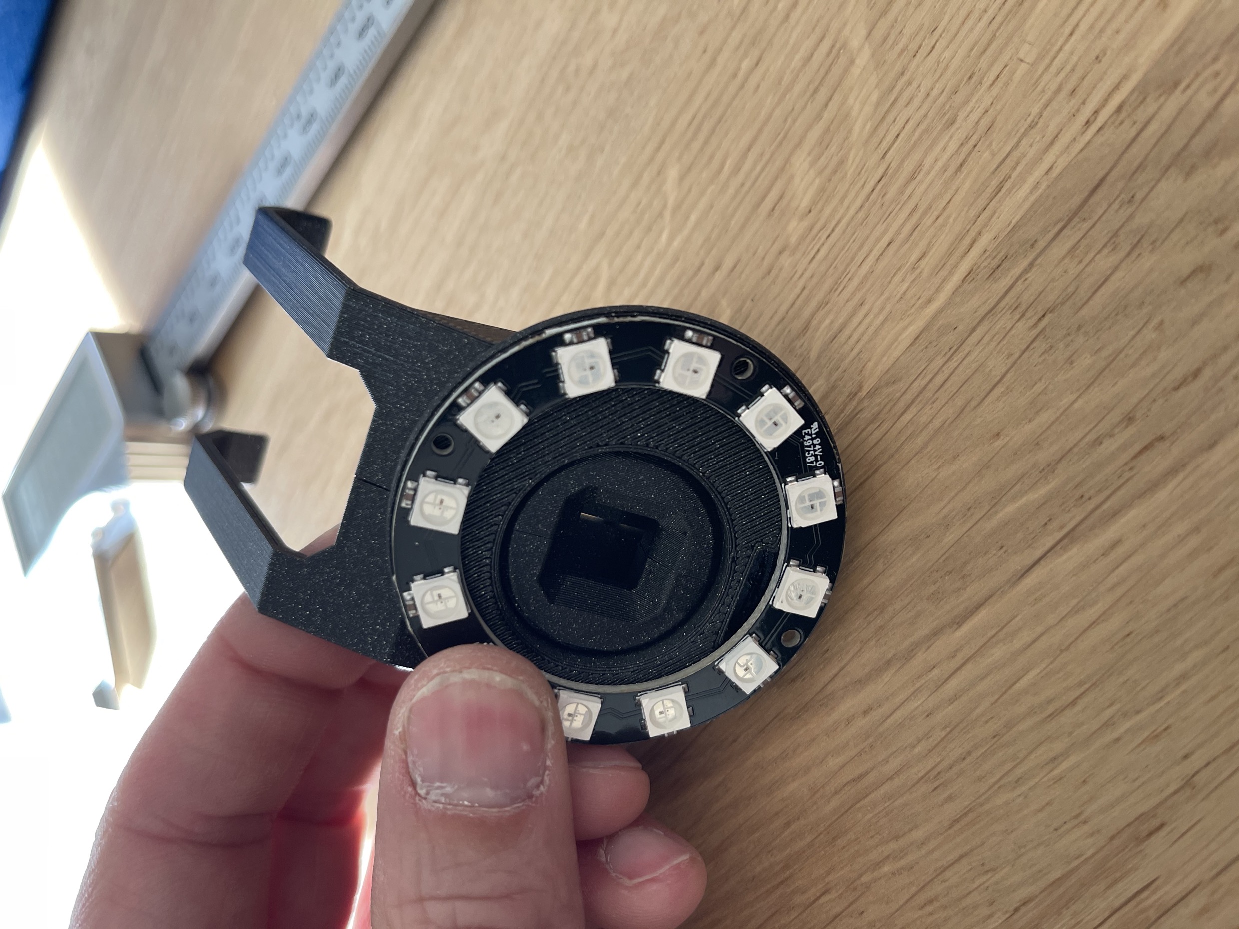 NeoPixel Adapter 38mm --> 50mm - Prusa Mini neopixel cam by Tom ...