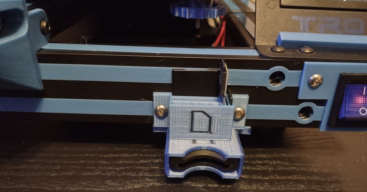 SD/MicroSD card holder for aluminum printer frames. by faultedlogic ...