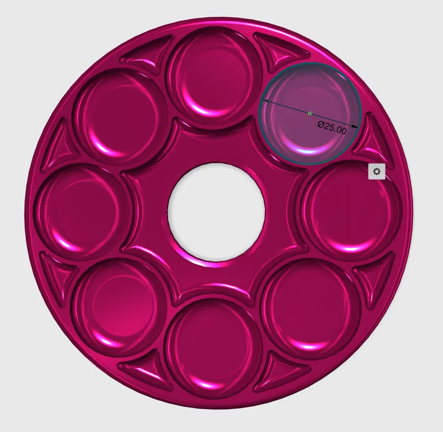 AR Mini painting palette by aroo | Download free STL model | Printables.com