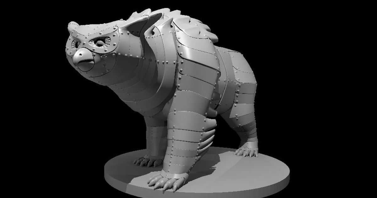 Clockwork Owlbear by MZ4250 | Download free STL model | Printables.com