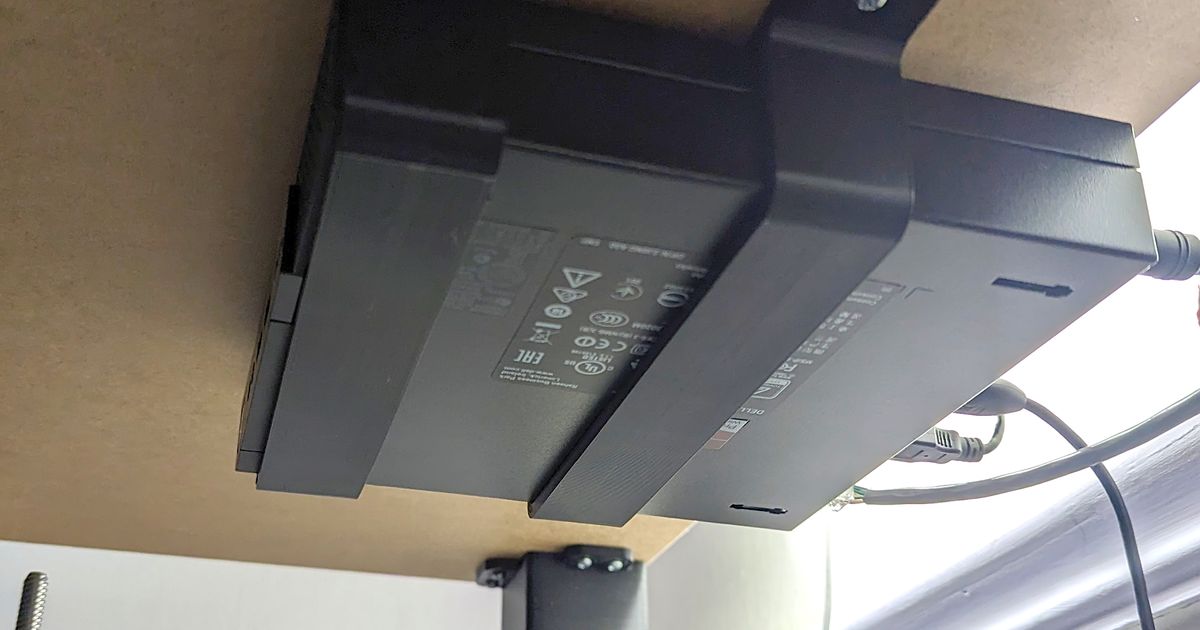 Dell Optiplex 3020M SFF Under Desk Brackets by bychr1s | Download free ...