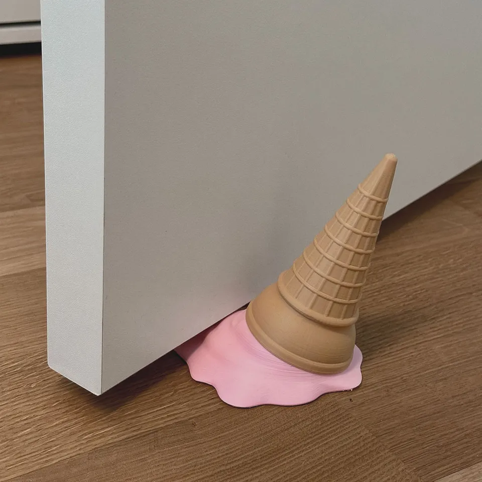 Ice Cream Door Stopper by s7emar | Download free STL model | Printables.com