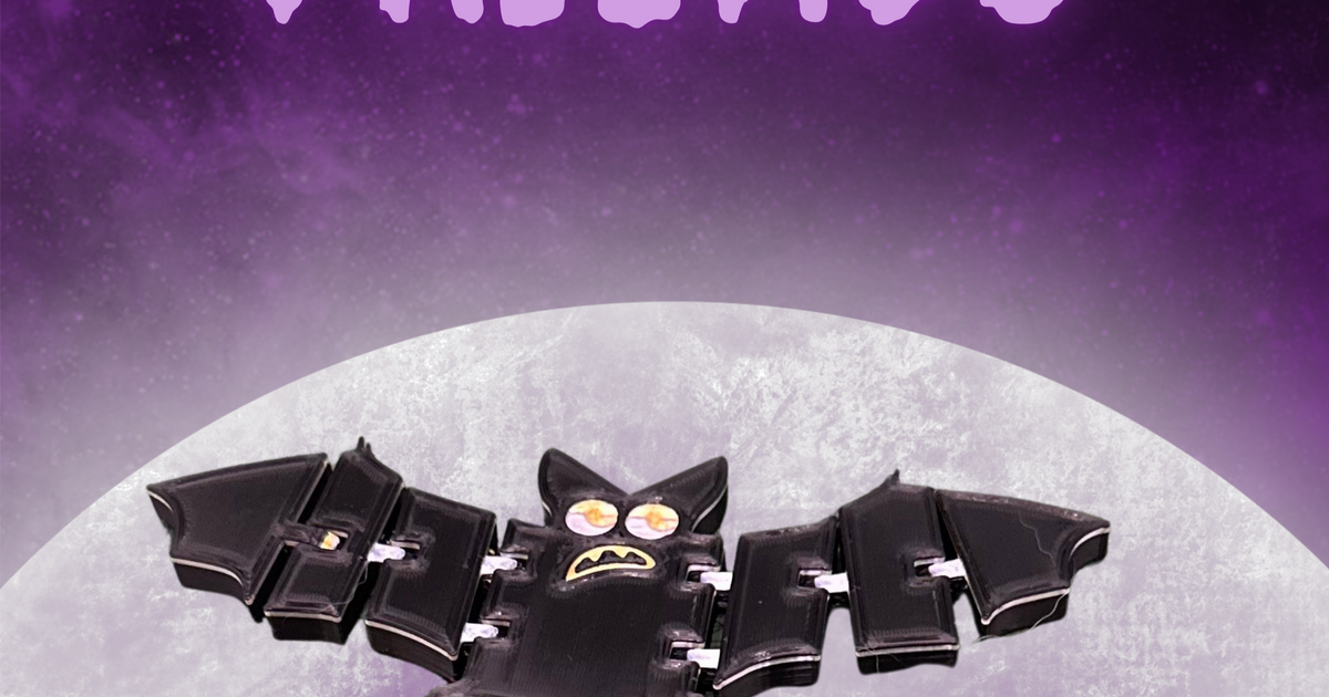 Flexi Bat Friends by PiNK_3DP | Download free STL model | Printables.com