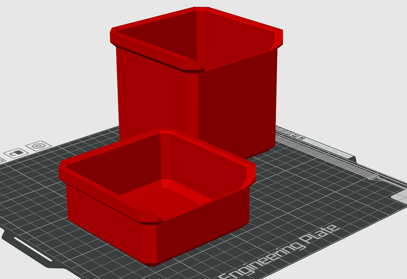 Milwaukee Packout Low Profile Middle Bins with lid cut out by noggin011 ...