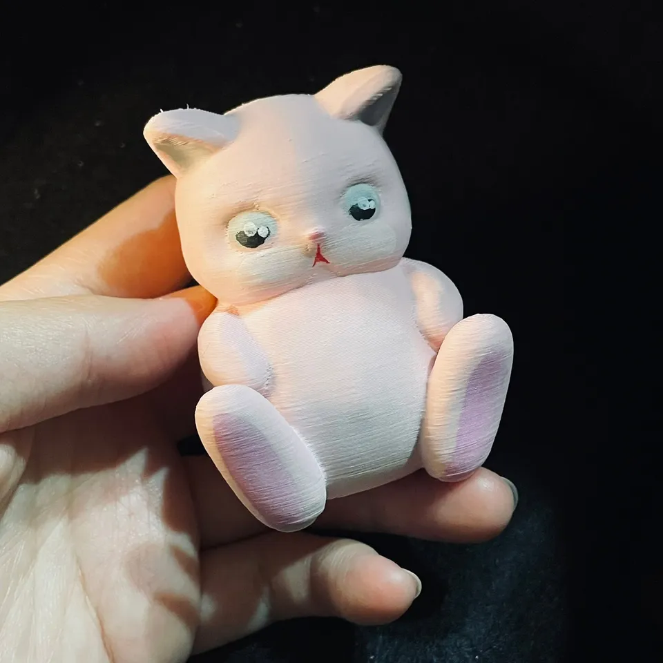 Chubby Cat by Ning | Download free STL model | Printables.com