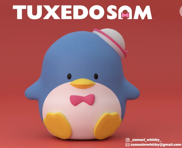 Tuxedo Sam by BunnyLover | Download free STL model | Printables.com