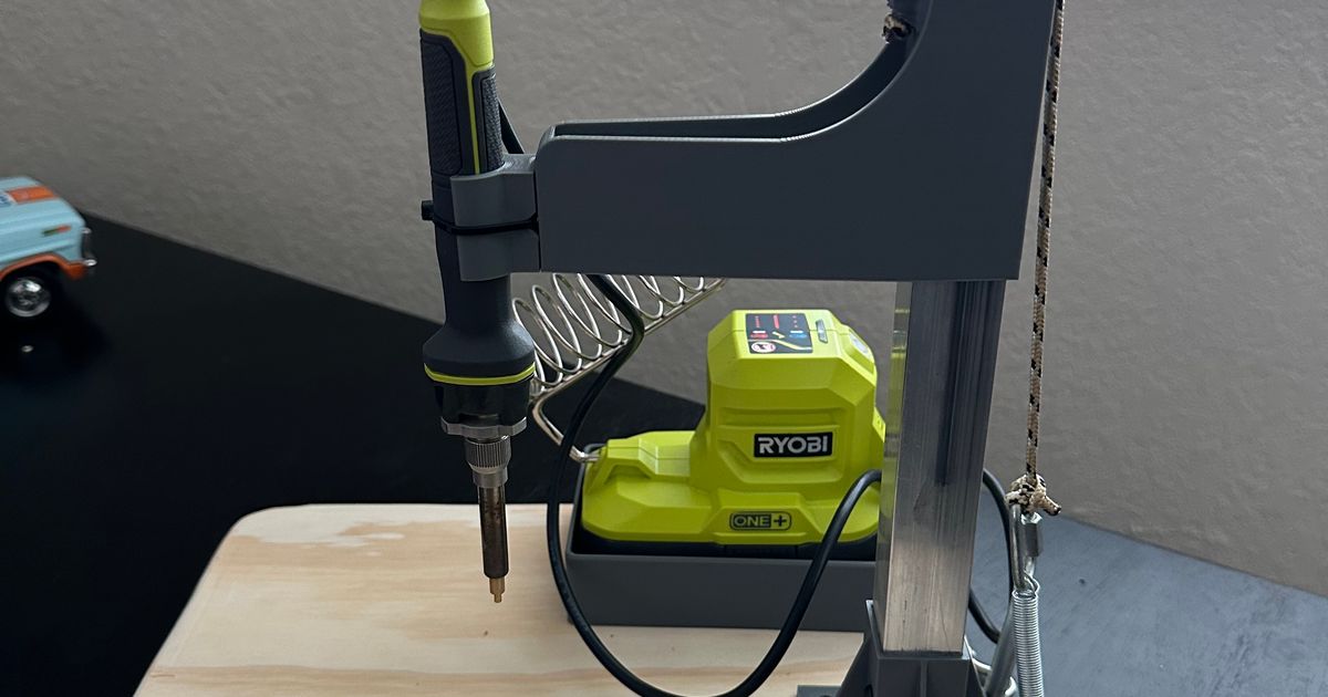 Ryobi soldering iron threaded insert press by printsNstuff | Download ...
