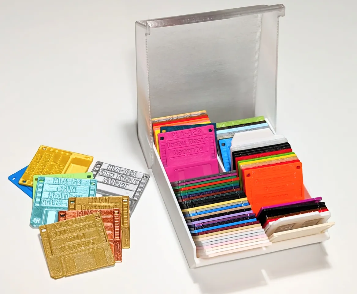 Mini Disk Filament Swatch by bithoarder | Download free STL model ...