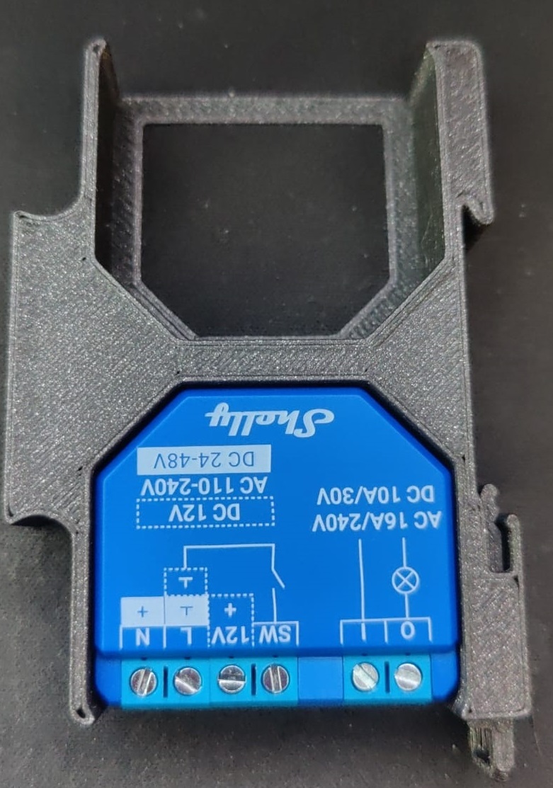shelly 1 plus double din rail mount by raff96 | Download free STL model ...