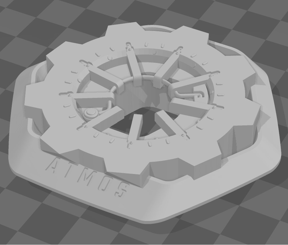 Fallout Vault Door ATMOS Cover by Faran Gillbanks | Download free STL ...