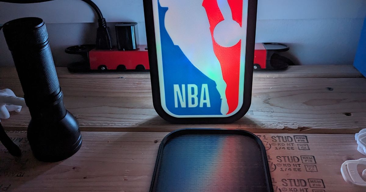 NBA Light Box by PAPA Emeritus IV | Download free STL model ...
