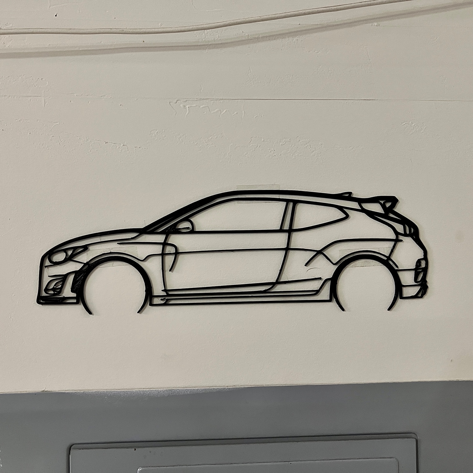 Veloster N Silhouette by Anglesmith_Customs | Download free STL model ...