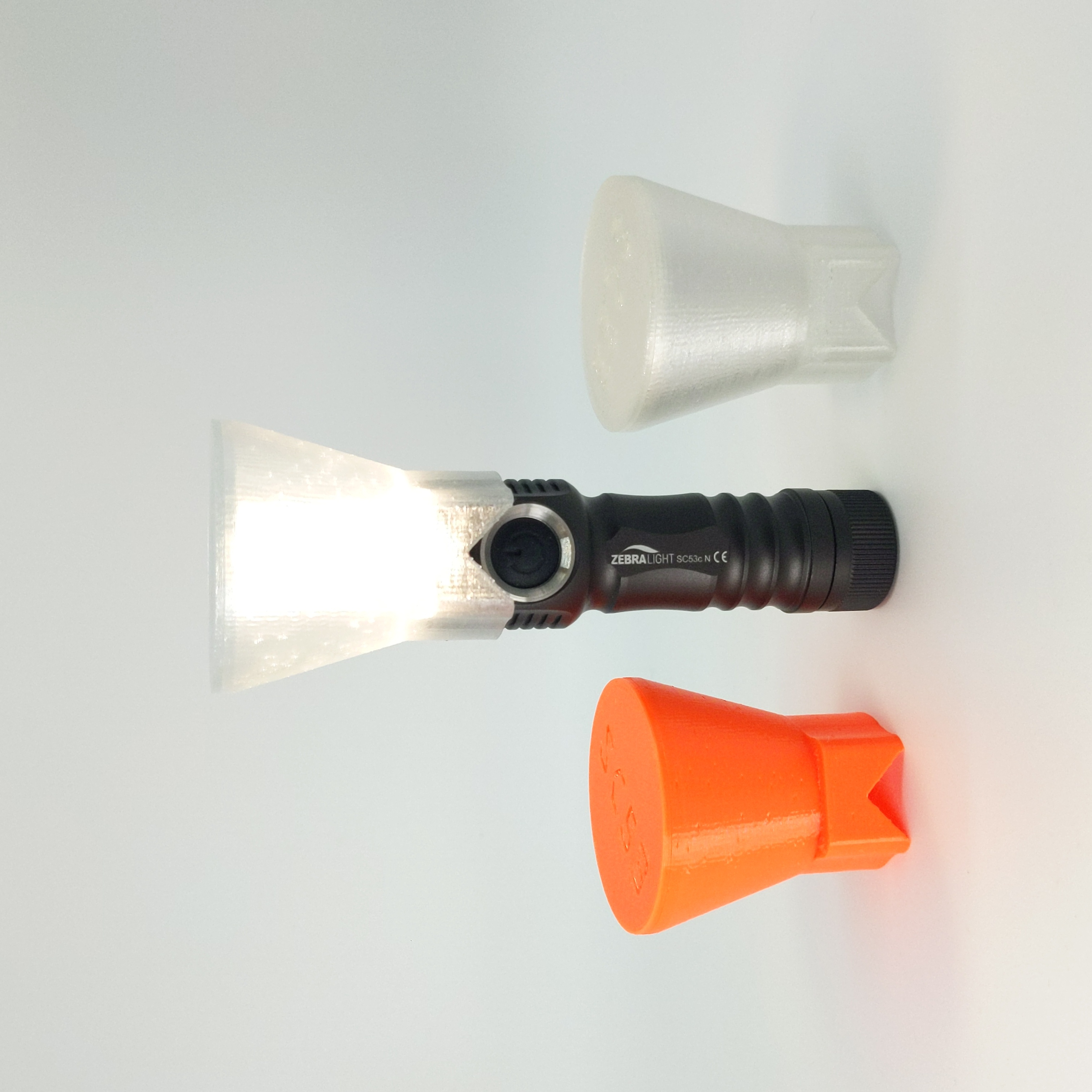 Zebralight SC53 and SC53 N Flashlight Diffuser by Spicy3d | Download ...
