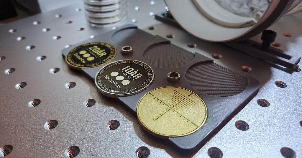 40mm Coin Jig by PeterLandin | Download free STL model | Printables.com