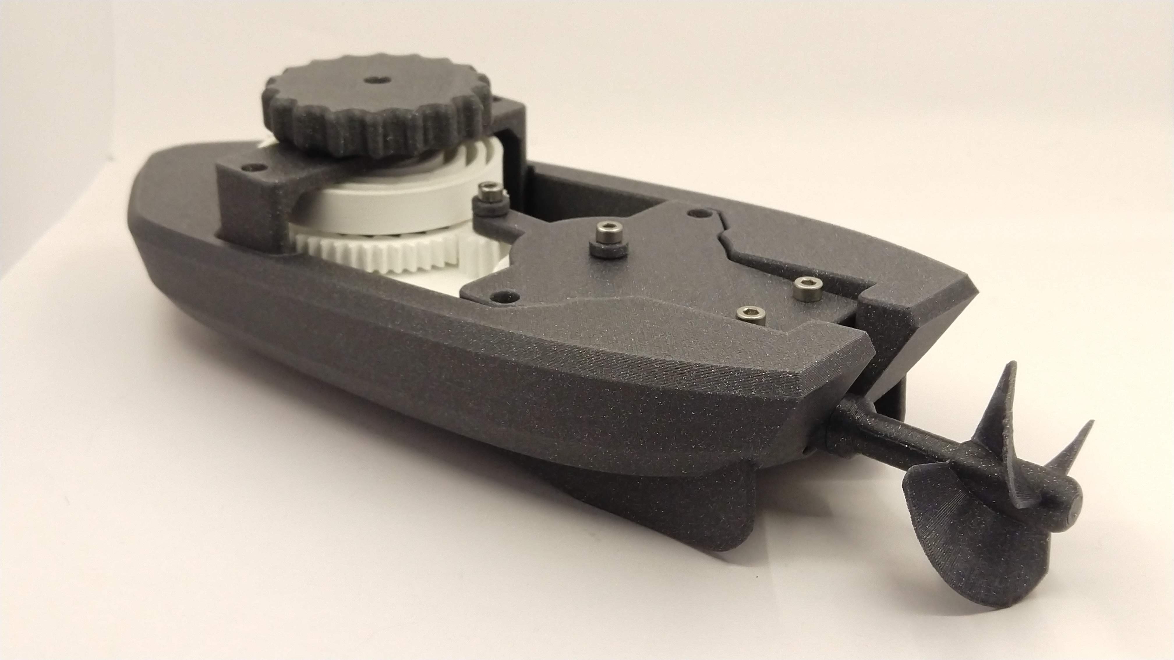 wind-up Bathtub Boat V5 - with benchmark test - Badewannen Boot zum ...