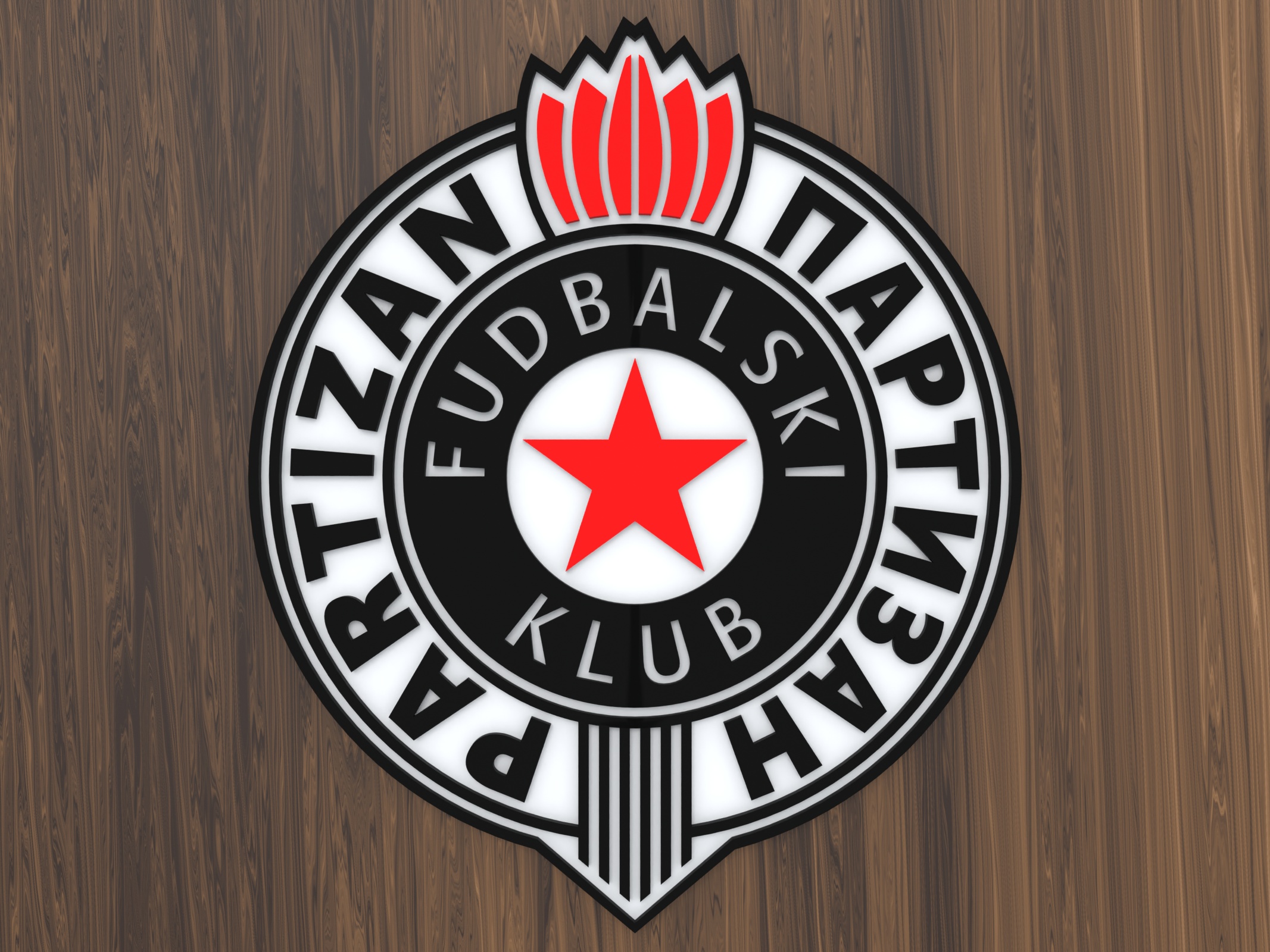 FK Partizan emblem by Zendama | Download free STL model | Printables.com