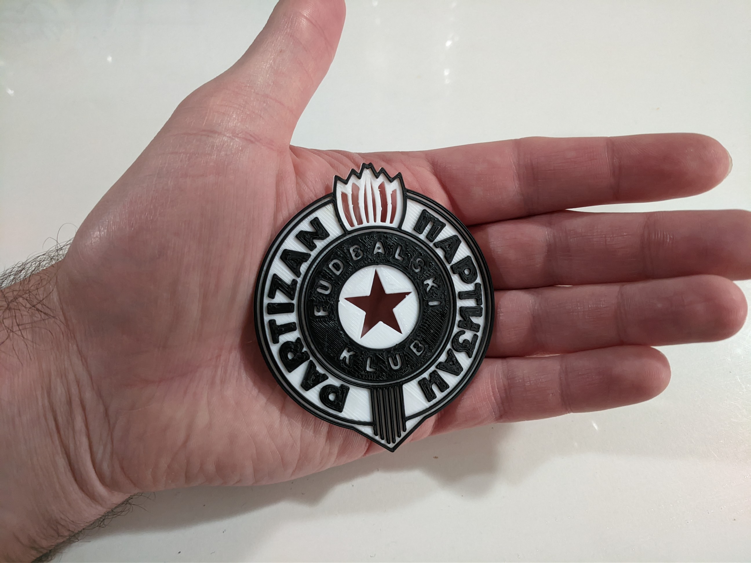 FK Partizan emblem by Zendama | Download free STL model | Printables.com