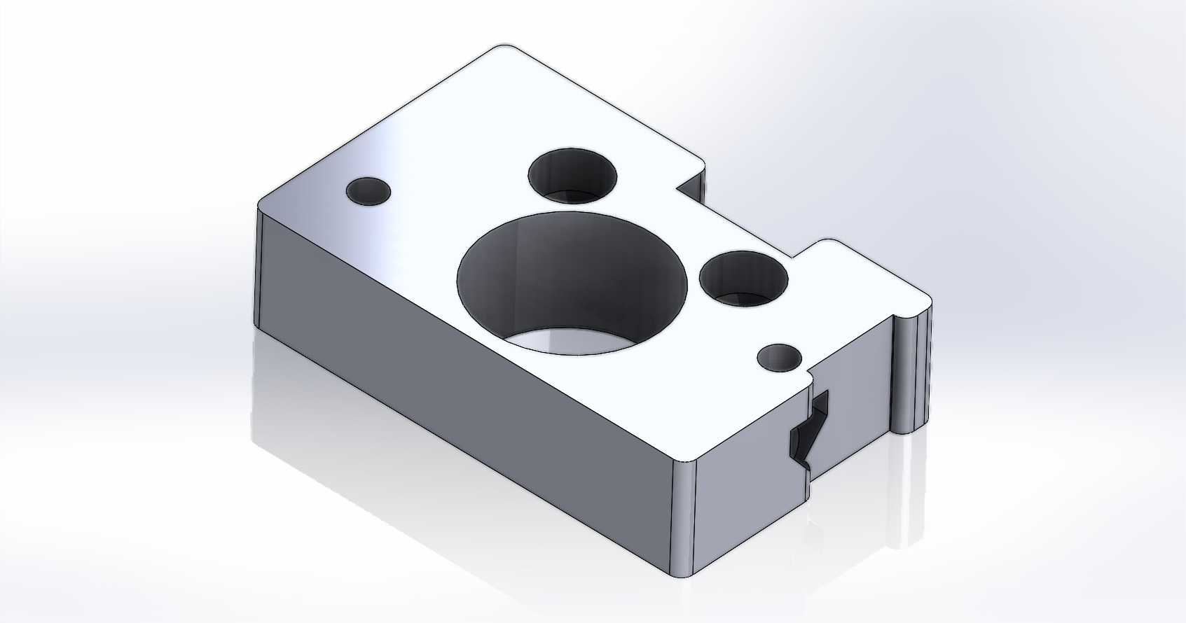 Orbiter Extruder Bracket for Klemco E3D V6 Mount by Elijah:) | Download ...