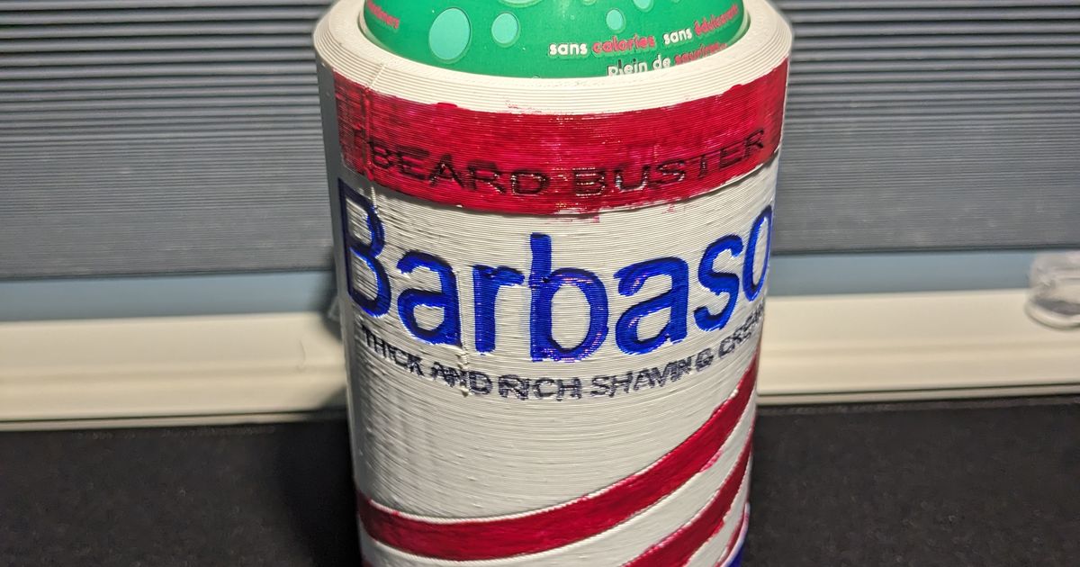 Jurassic Park Barbasol Can Koozy by JR | Download free STL model ...