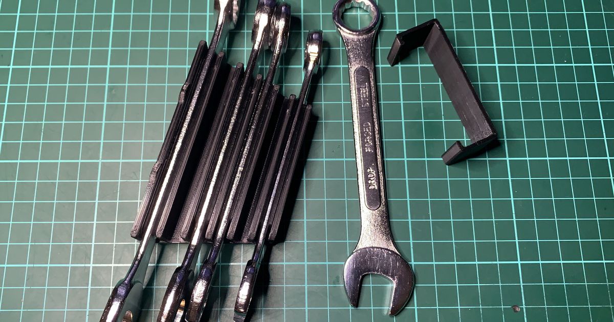 Spanner/Wrench Carrier 04 (14-19mm) by Wiseone | Download free STL ...